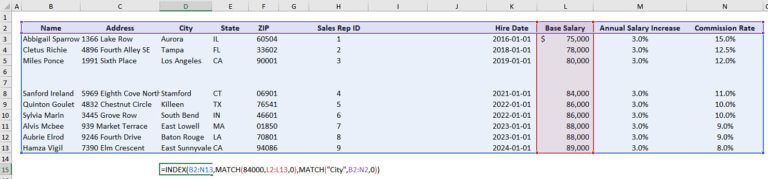 Index Match Function Excel: Full Tutorial and Examples