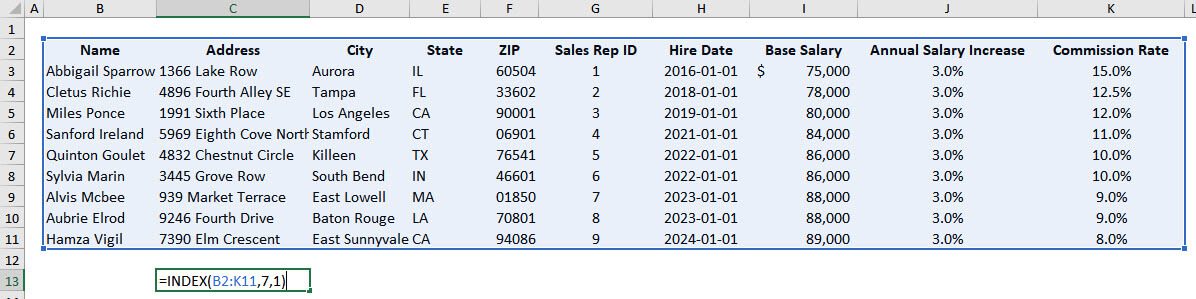 Index Match Function Excel: Full Tutorial and Examples