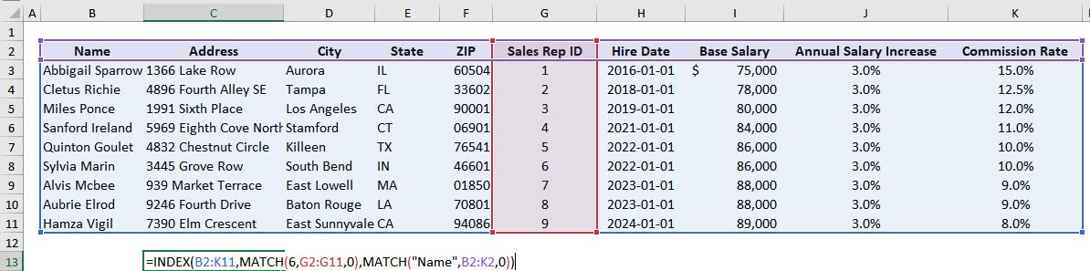 Index Match Function Excel: Full Tutorial and Examples
