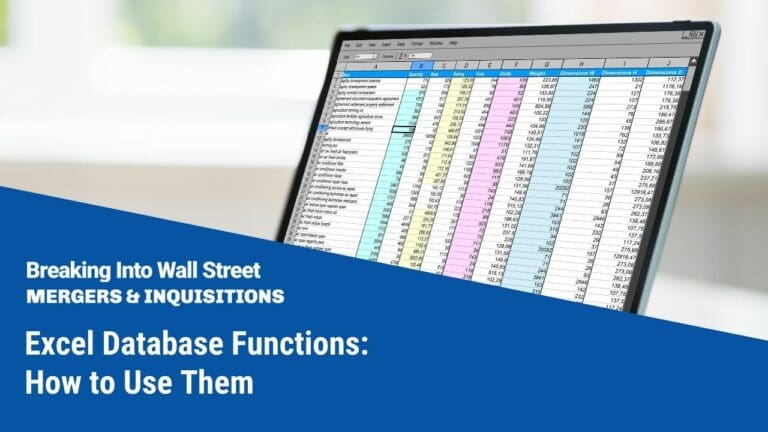Investment Banking Excel Tutorials: Guides + Samples