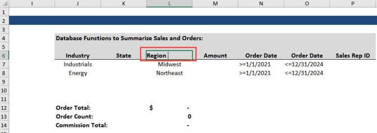 Excel Database Functions: Tutorial, Video, and Template