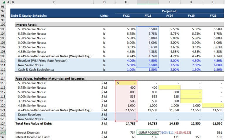Debt Schedule: Video Tutorial and Excel Example
