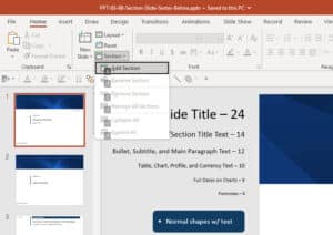 PowerPoint Sections: Full Tutorial, Guide, and Samples