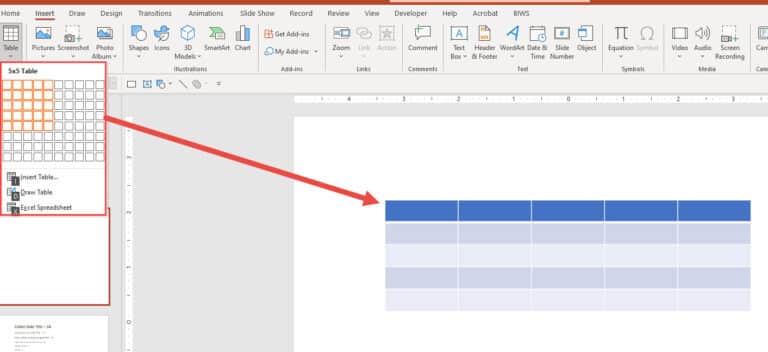 Tables in PowerPoint: Full Tutorial, Video, and Sample Files