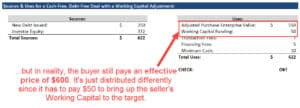 The Working Capital Adjustment in LBOs and M&A: Examples
