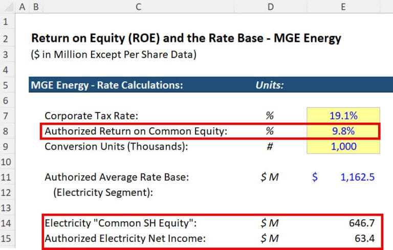 Return on Equity: Full Tutorial & Example Excel Calculations