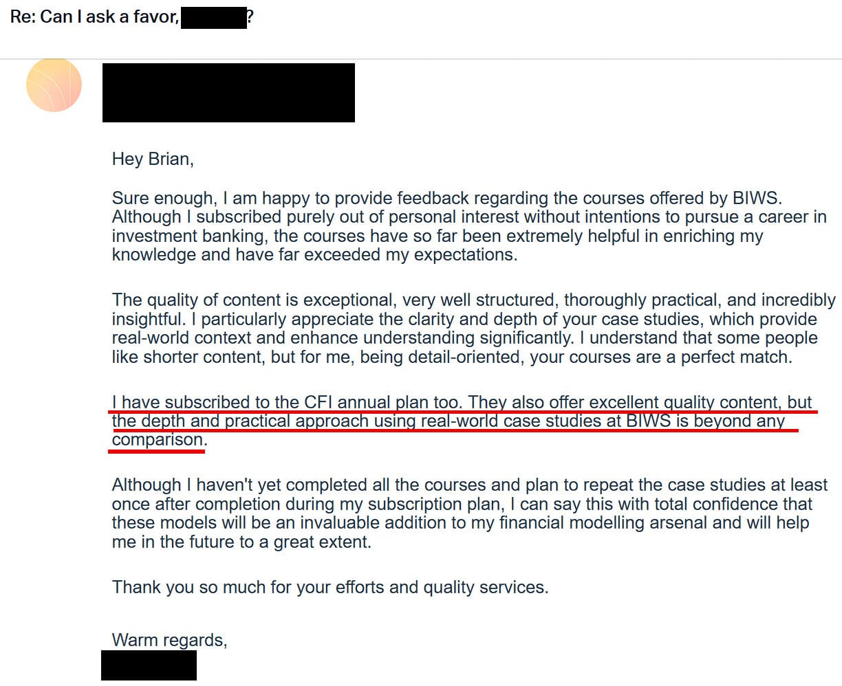 BIWS Platinum | The Ultimate Investment Banking Training Course